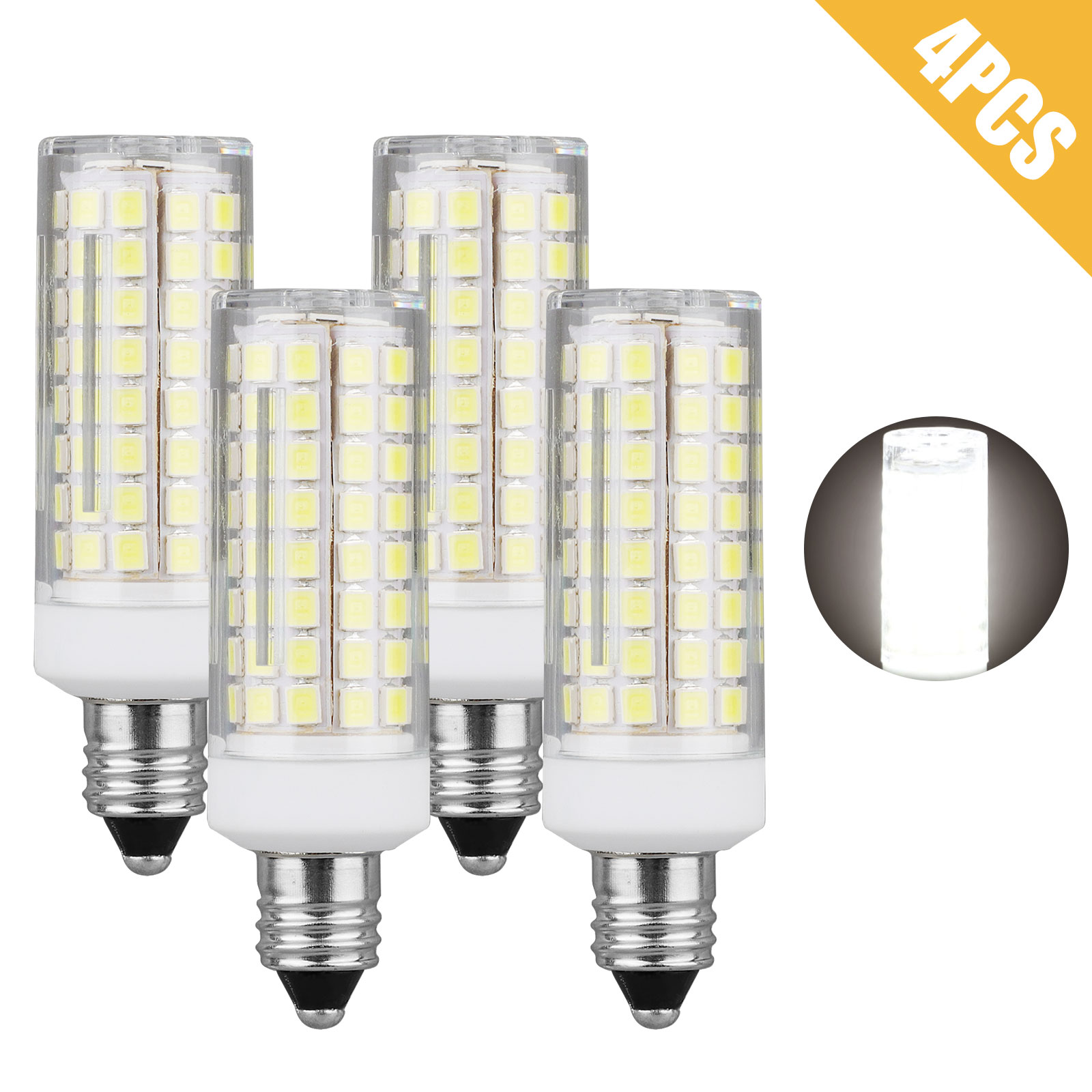 10X Dimmable E12 Candelabra C7 102-2835 LED Light Ceiling Fans Lamp ...