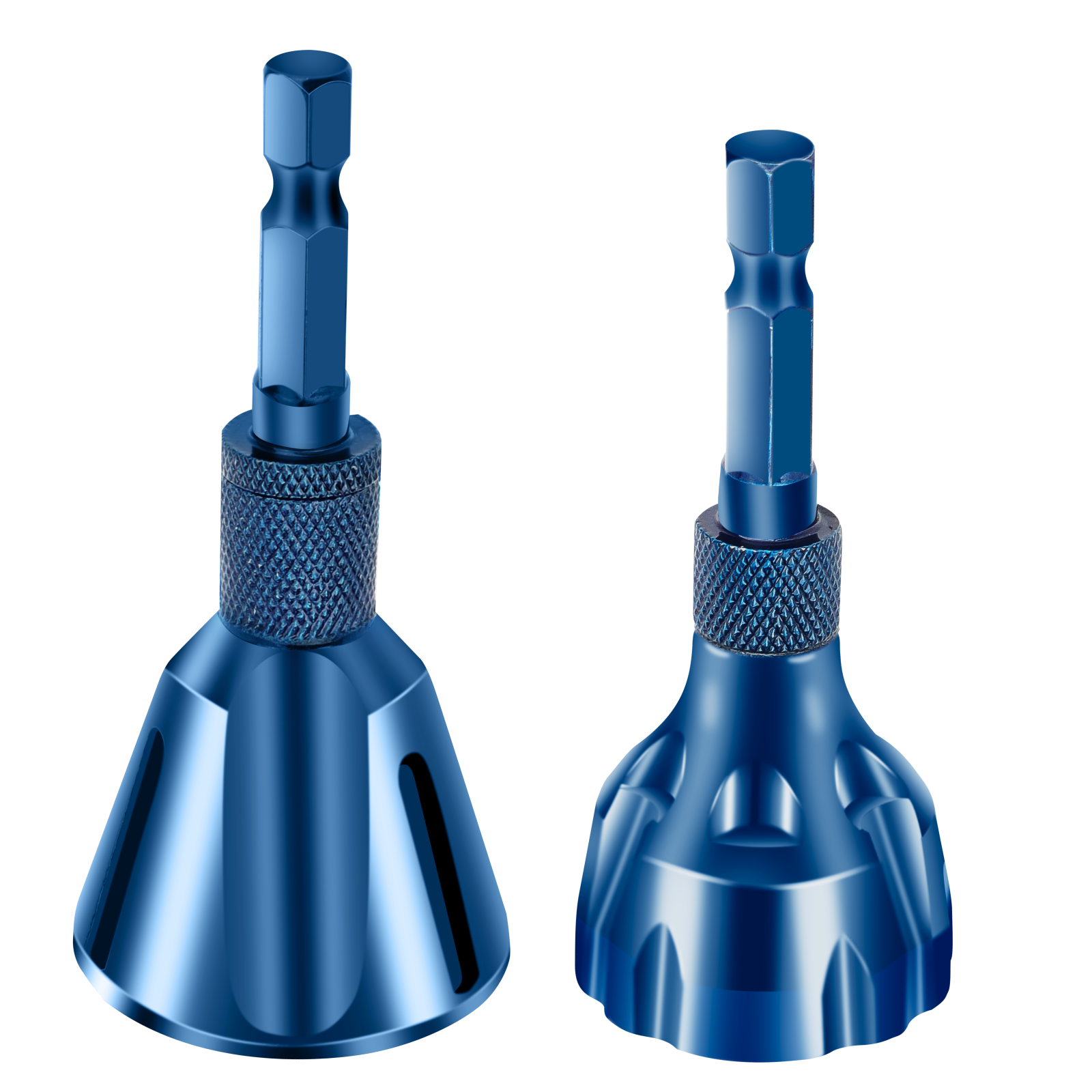 2PCS Deburring External Chamfer Tool Remove Burr Drill Bit 1/4 Inch Hex ...